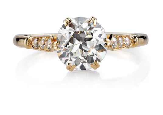 Vintage-Inspired Diamond "Carmen" Engagement Ring – www.igorman.com